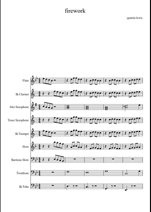 Play Official version of Firework Sheet Music by Katy Perry for Trumpet ...