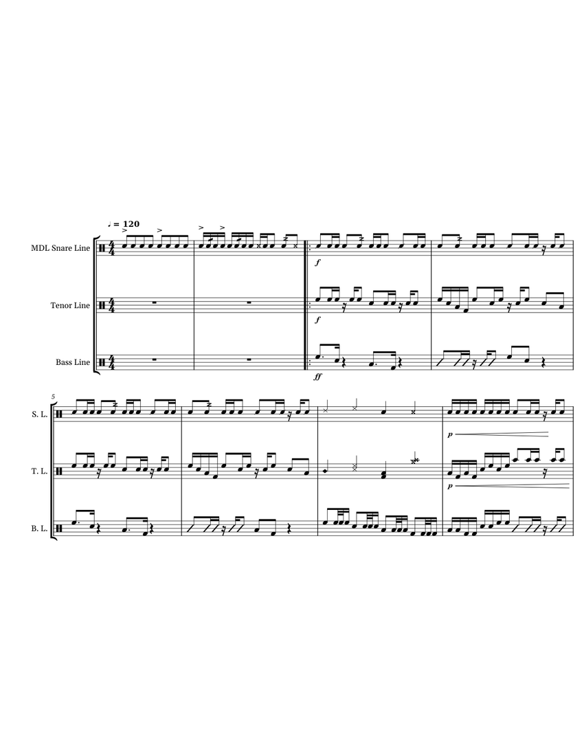 Jazzy Note Blocks – Aaron Grooves Jazzy Sheet music for Snare drum ...