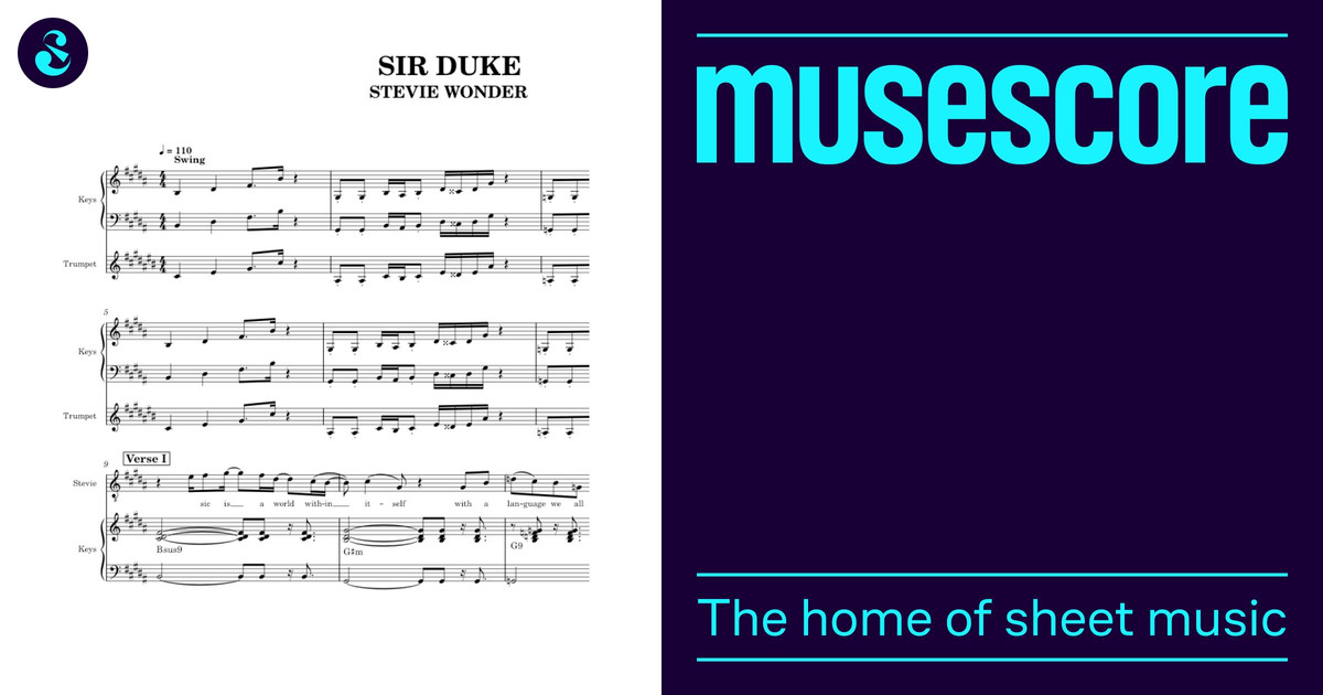 Sir Duke - Stevie Wonder [Full Transcription] Sheet music for Piano ...