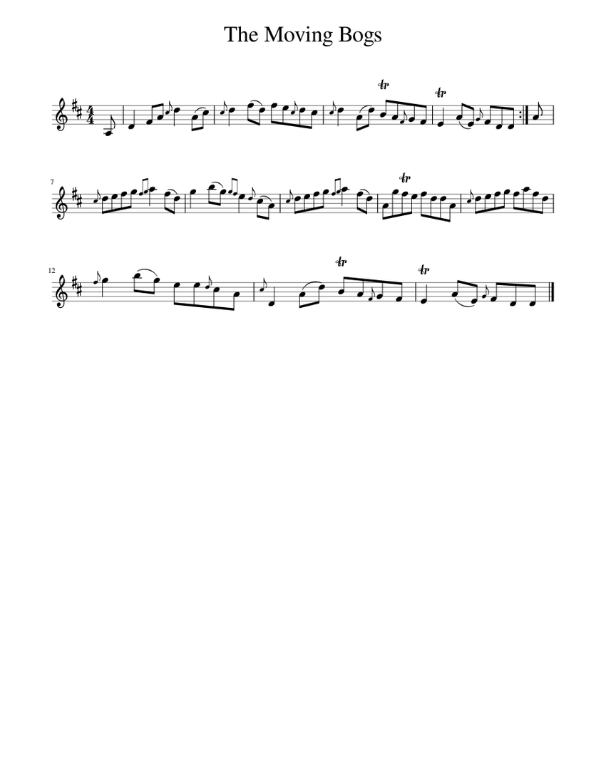 The Moving Bogs Sheet music for Piano (Solo) Easy | Musescore.com