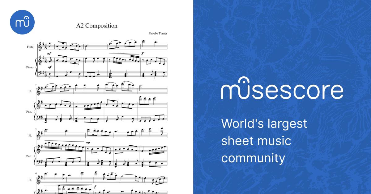 A2 Composition Sheet music for Piano, Flute (Solo) | Musescore.com
