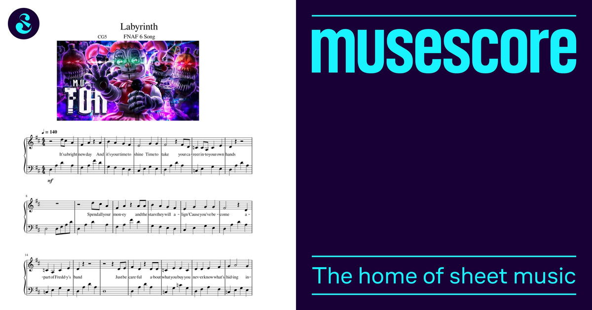 Labyrinth – CG5 Sheet Music for Piano (Solo) | MuseScore.com
