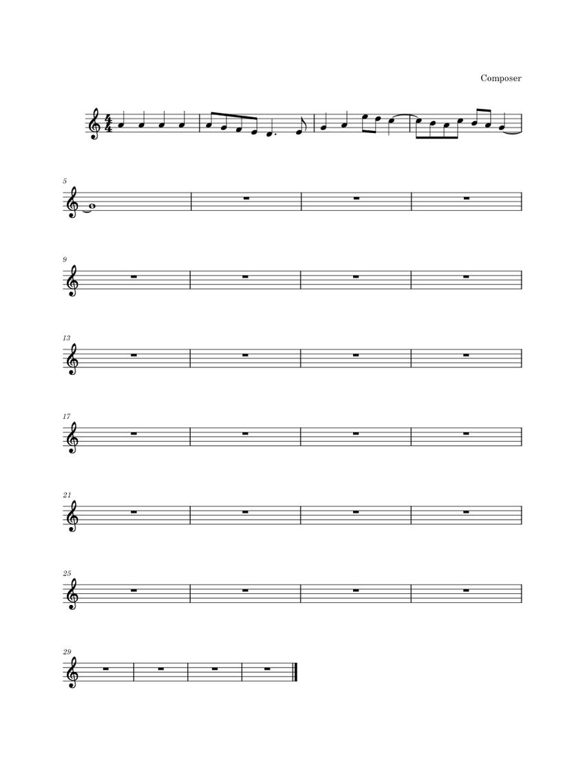 composition assignments Sheet music for Piano (Solo) Easy | Musescore.com
