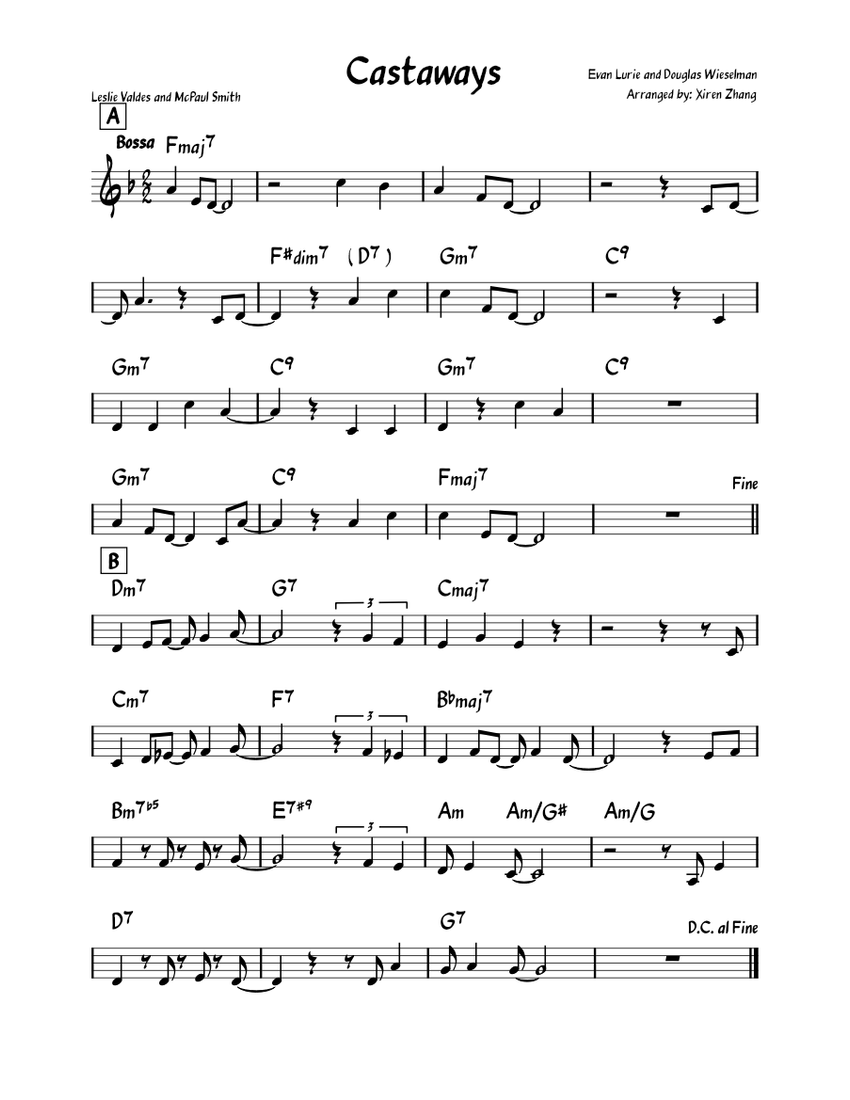 Castaways (from "The Backyardigans") – Evan Lurie and Douglas Wieselman ...