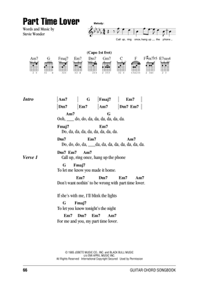 superstition chords capo