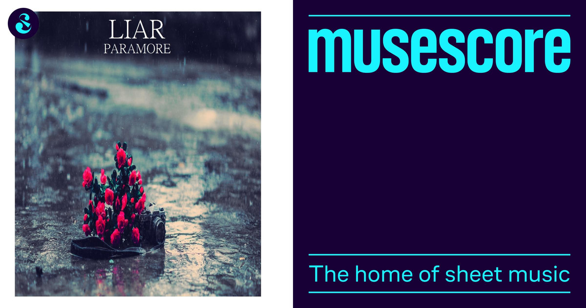 Paramore - Liar Sheet Music for Vocals, Flute, Cello, Guitar & more ...