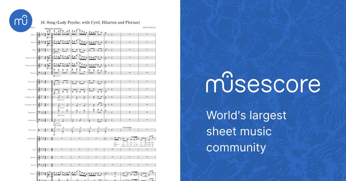 Princess Ida – Arthur Sullivan 16. Song (Lady Psyche, with Cyril ...