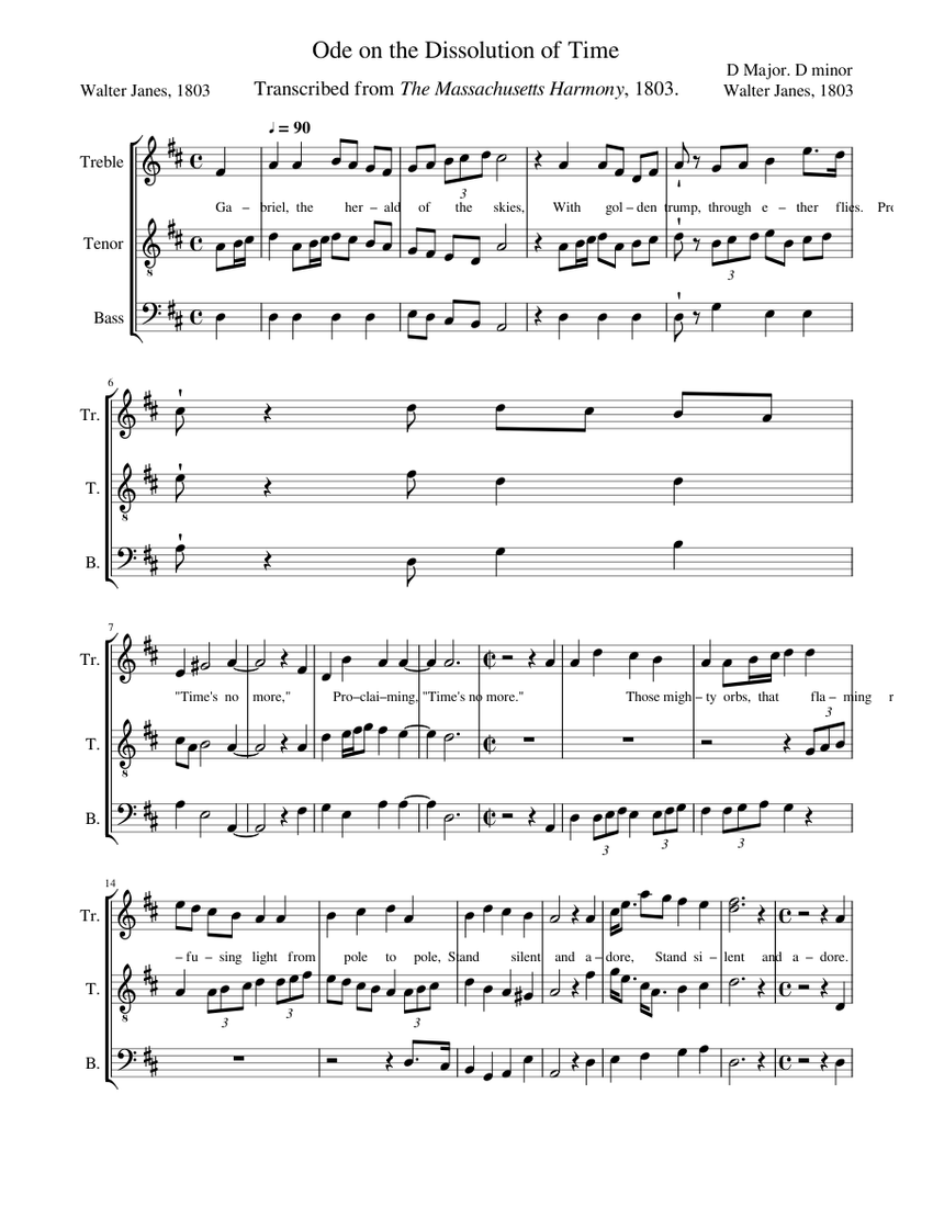 Ode on the Dissolution of Time - M. Belknap - piano tutorial