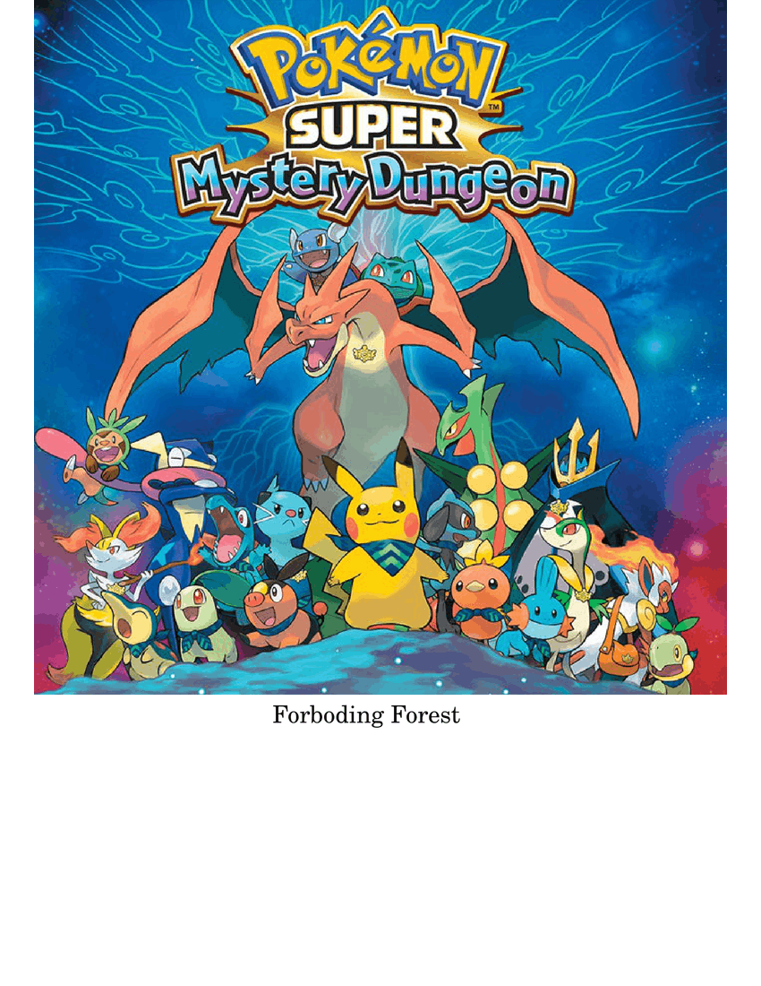 Foreboding Forest – Pokemon Super Mystery Dungeon Sheet music for Piano ...