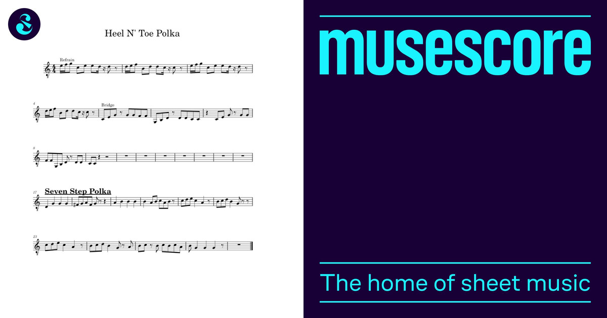 Heel N'Toe Polka and Seven Step Polka Sheet music for Guitar (Solo ...