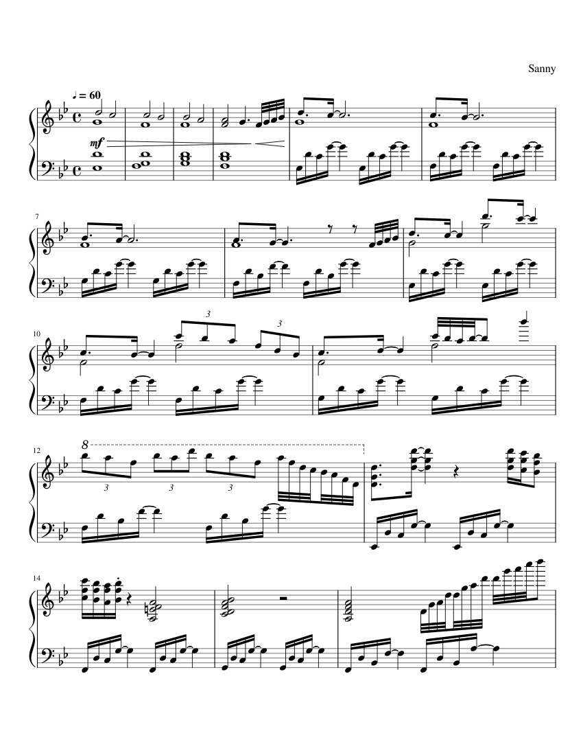 Theory Composition Modal Sheet music for Piano (Solo) | Musescore.com