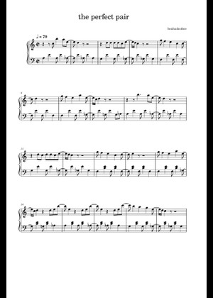 The Perfect Pair — Beabadoobee Sheet Music for Piano (Solo) | MuseScore.com