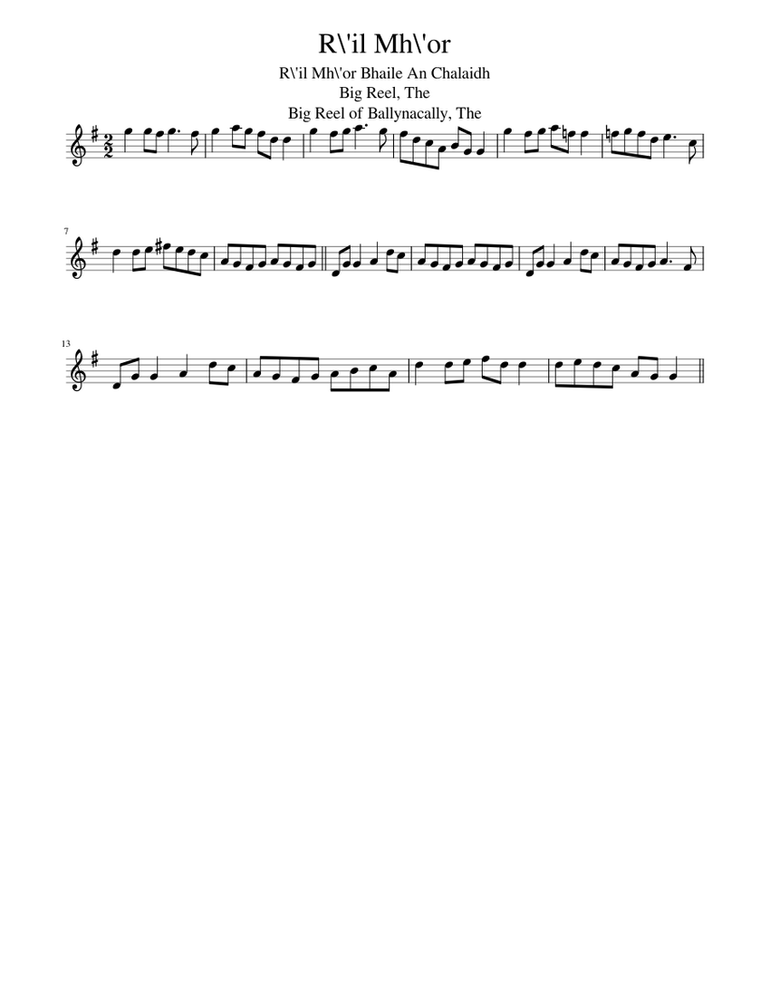 R\'il Mh\'or Sheet music for Piano (Solo) Easy | Musescore.com