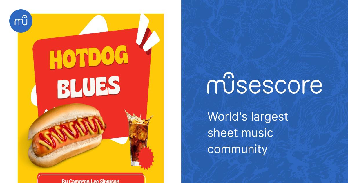 Hotdog Blues Sheet music for Piano (Solo) | Musescore.com