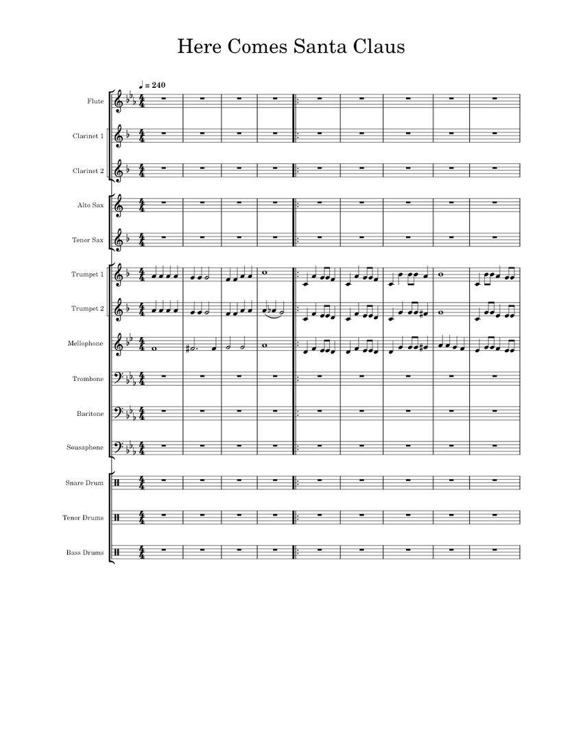 Here Comes Santa Claus (Right Down Santa Claus Lane) [Classical version ...