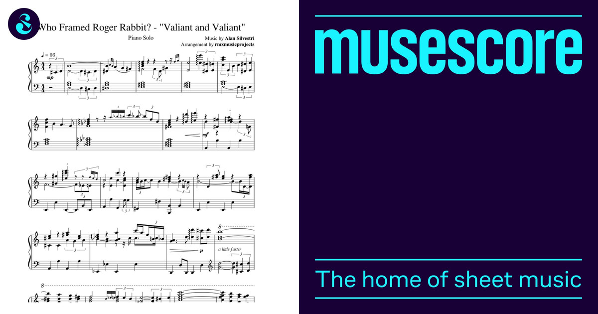 Who Framed Roger Rabbit? "Valiant and Valiant" – Alan Silvestri (Piano ...