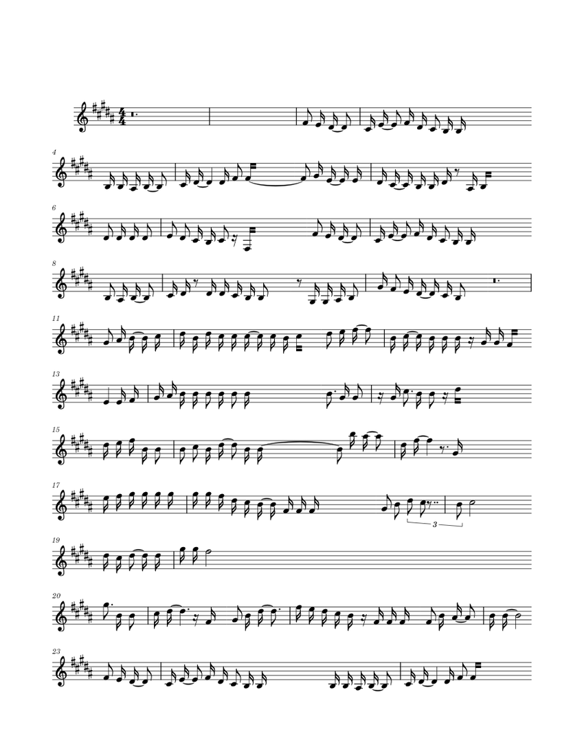 hbd Sheet music for Vocals (Woodwind Ensemble) | Musescore.com