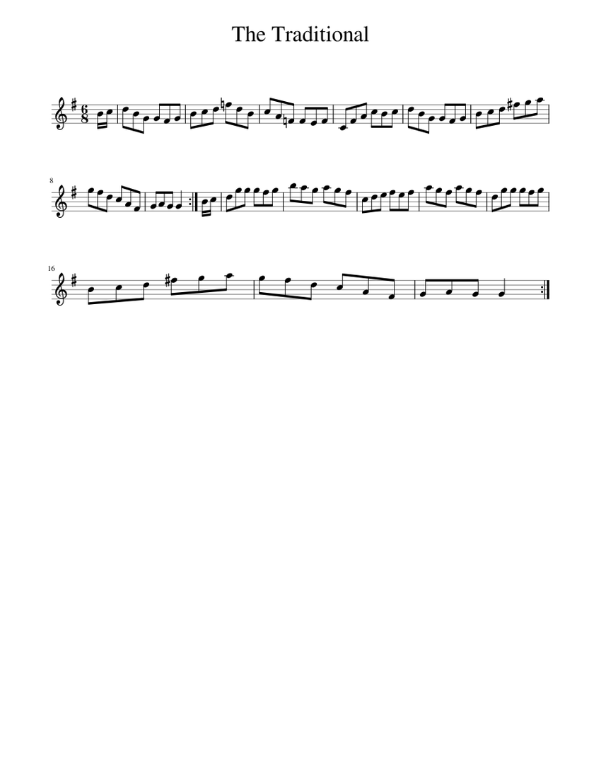 The Traditional Sheet music for Piano (Solo) | Musescore.com