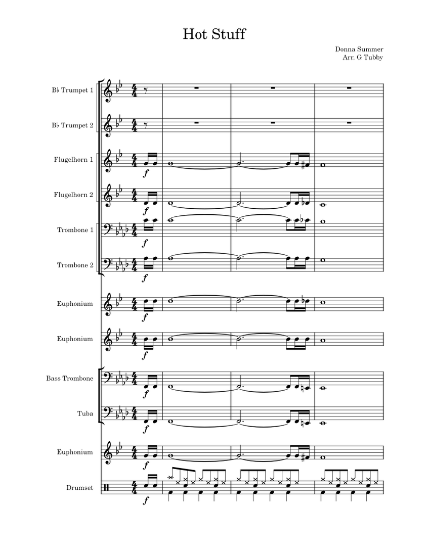 Hot stuff – Donna Summer (for Leighton Buzzard Philharmonic Marching ...