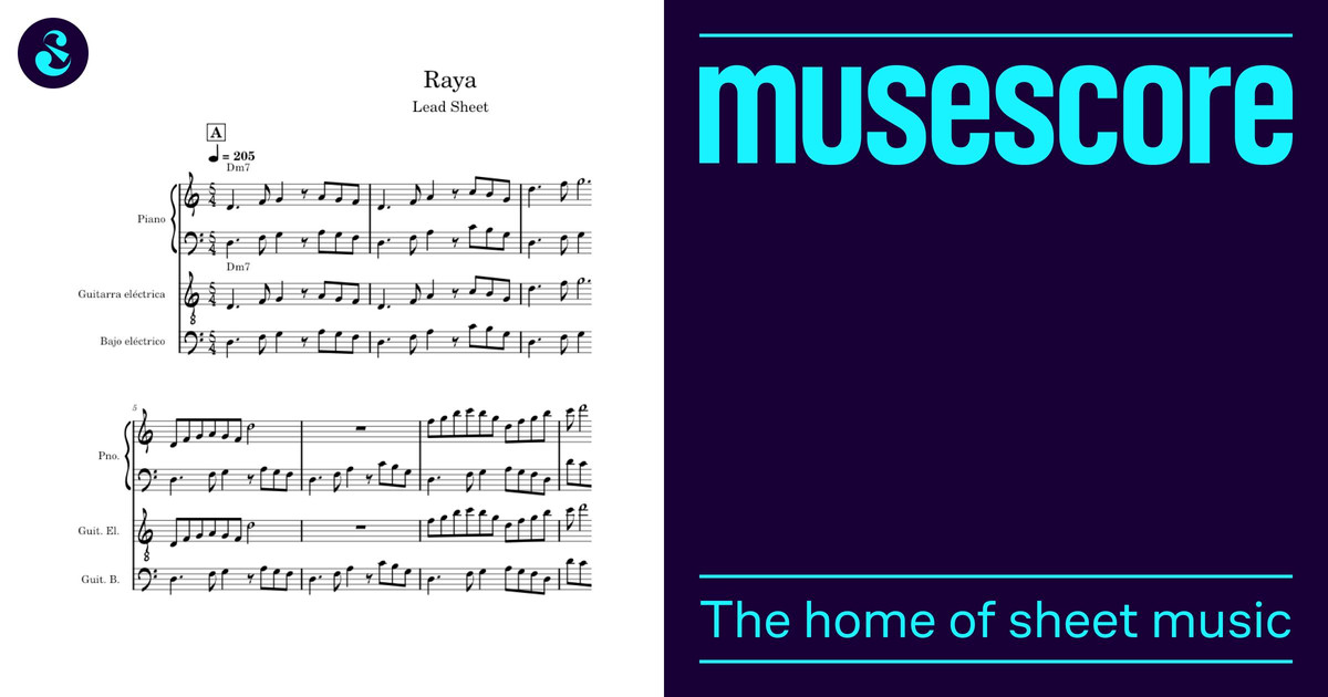 Raya Sheet music for Piano (Solo) | Musescore.com
