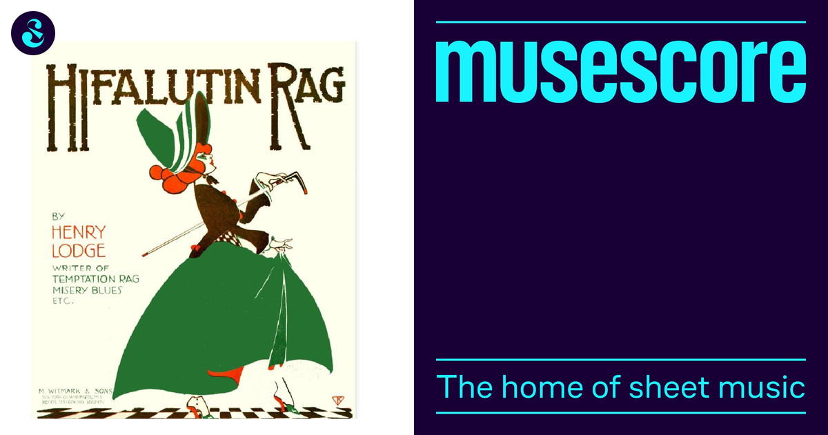 Hifalutin Rag by Henry Lodge (1918) Sheet Music for Piano (Solo ...