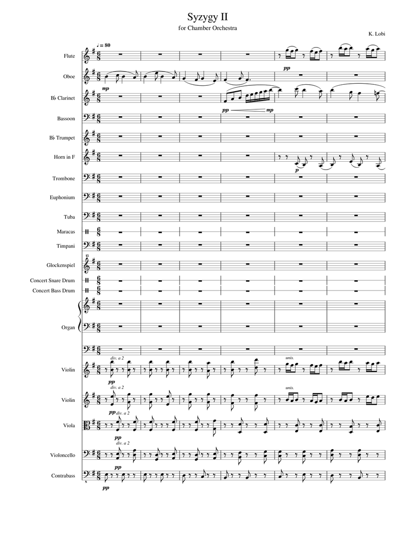 Syzygy II (2017) - K. Lobi - piano tutorial