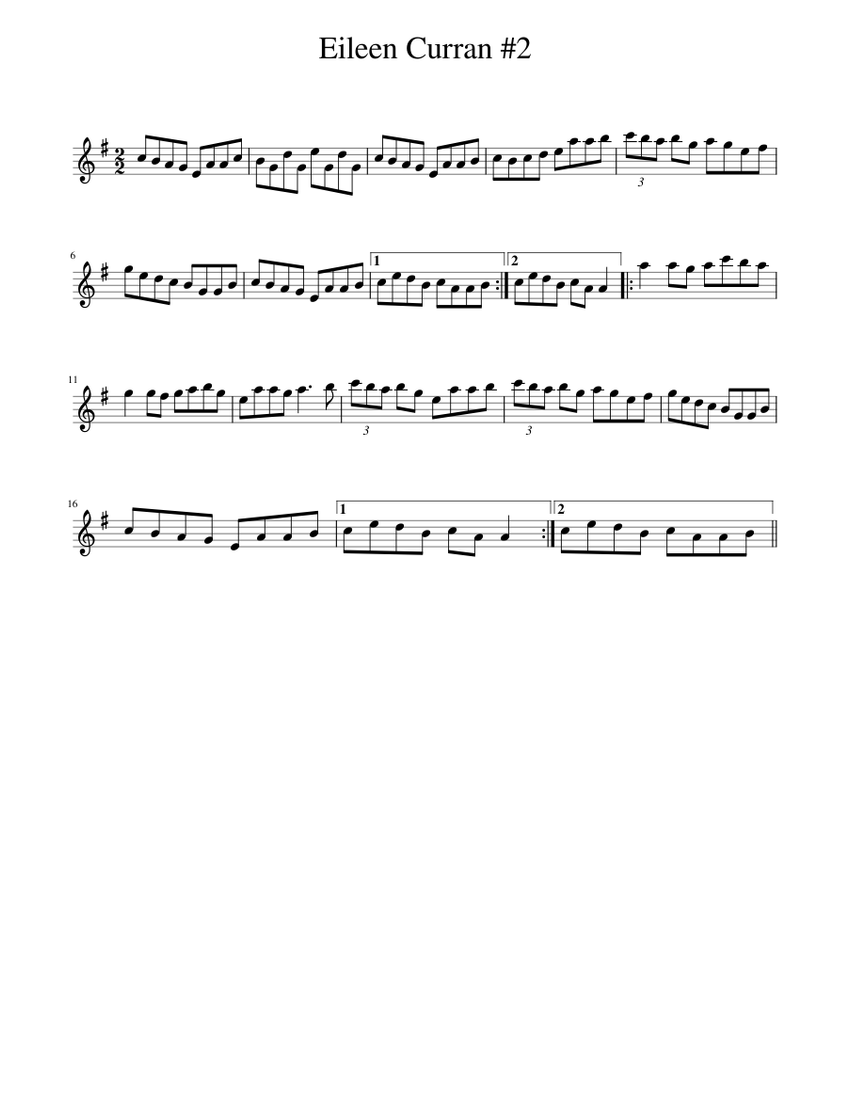Eileen Curran #2 Sheet music for Piano (Solo) | Musescore.com