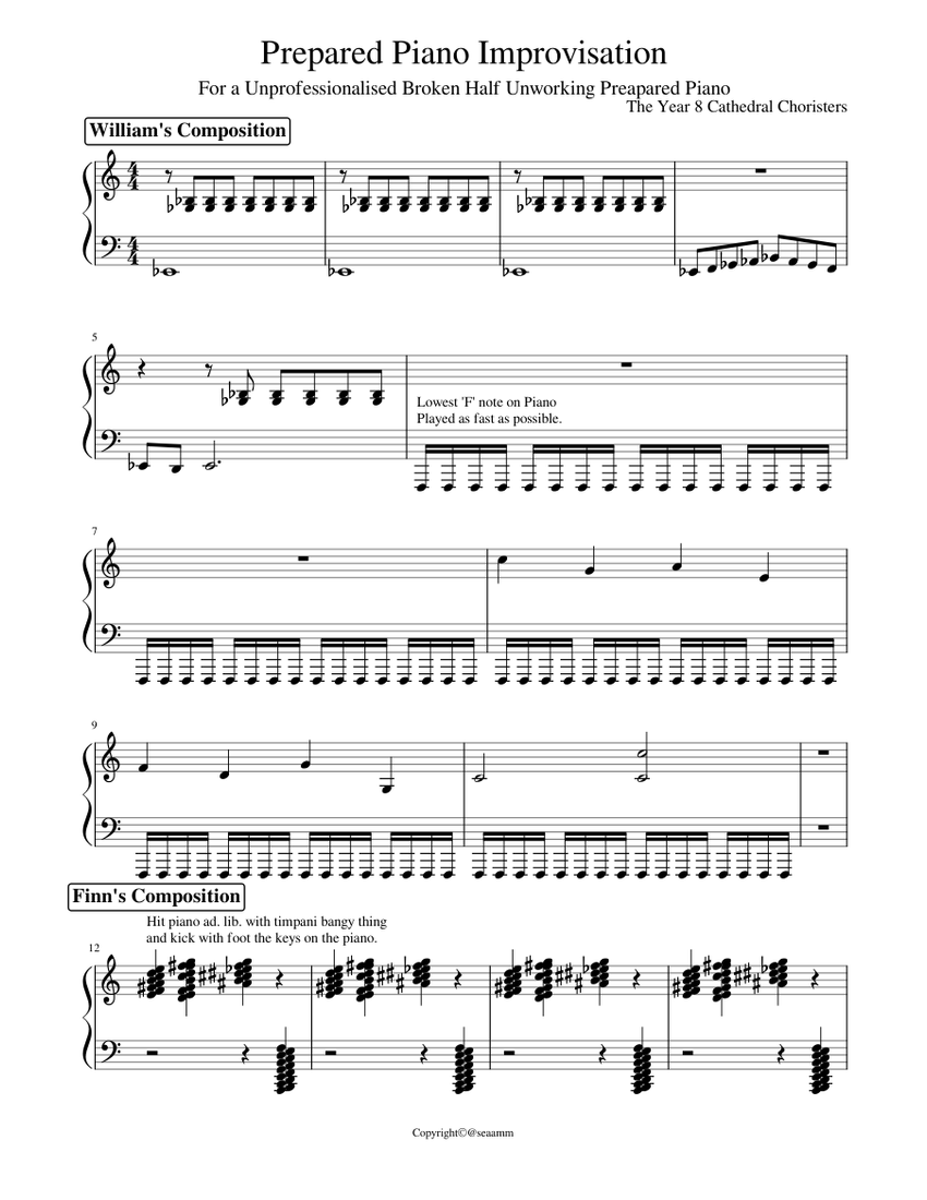 Prepared_Piano_Improvisation Cathedral Grammar - piano tutorial