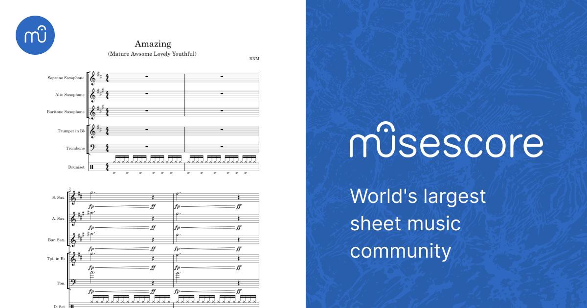 Amazing Mature Awsome Lovely Youthful Sheet music for Trombone ...