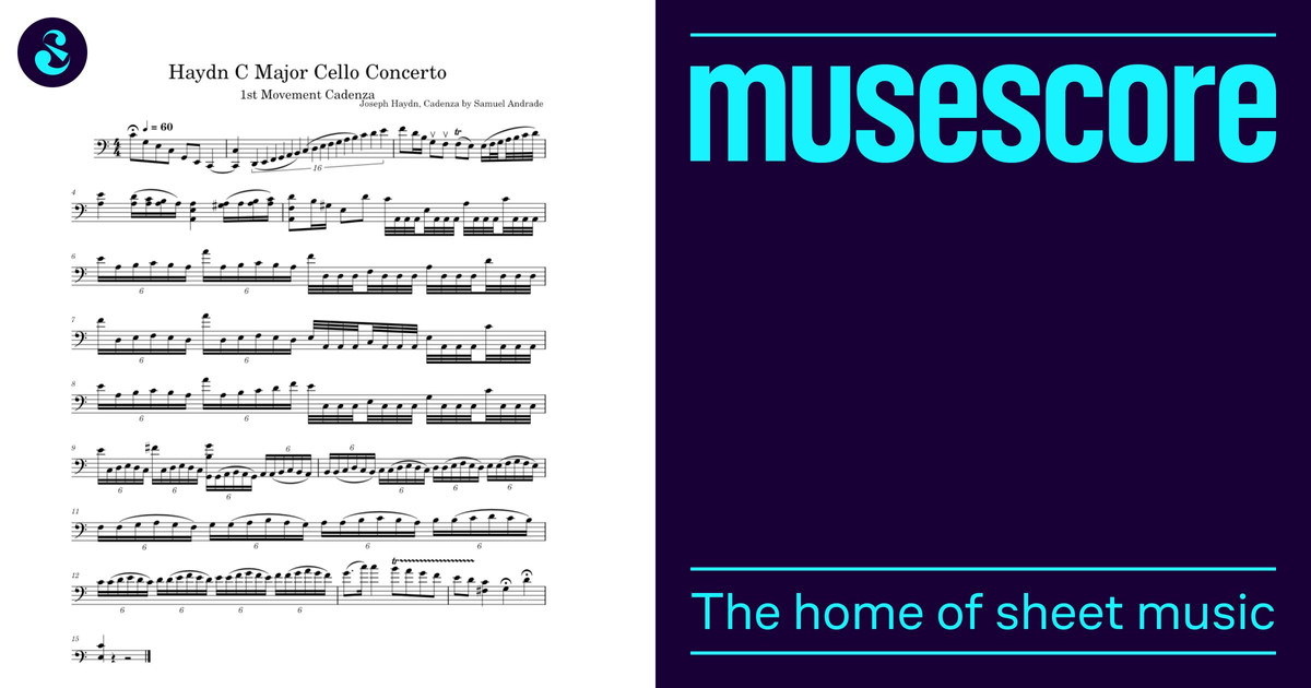 Cello Concerto No.1 in C major, Hob.VIIb:1 – Joseph Haydn Sheet Music for Cello (Solo ...