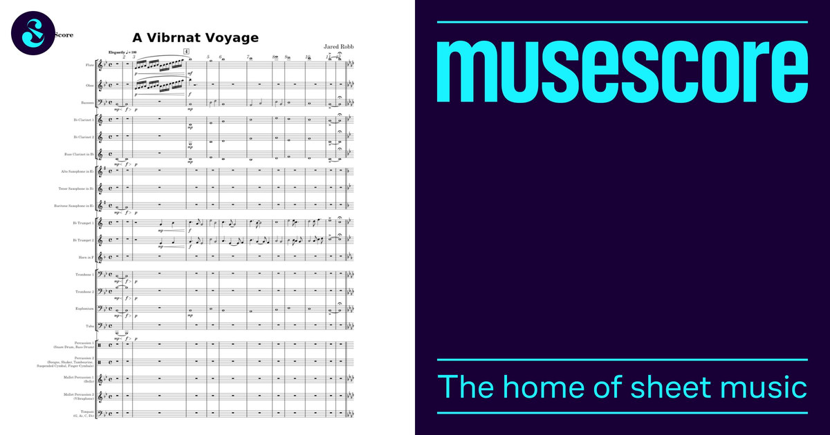 A Vibrant Voyage Sheet music for Trombone, Euphonium, Tuba, Flute ...