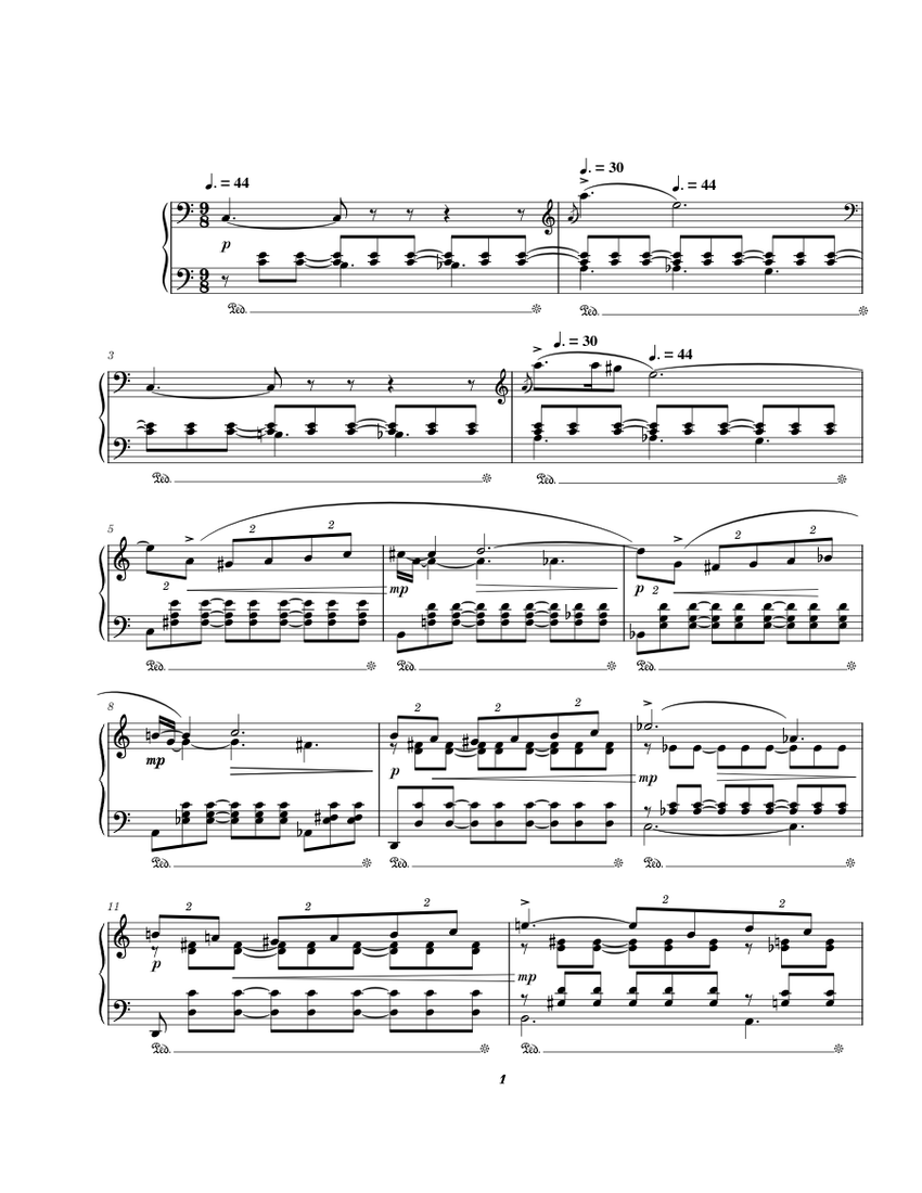 Notturno - Edvard Grieg Sheet music for Piano (Solo) | Musescore.com