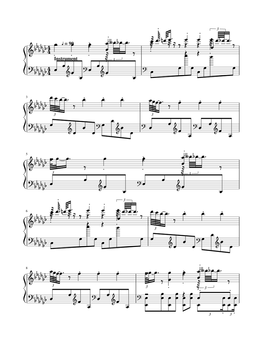Fade Sheet Music for Piano (Solo) | MuseScore.com