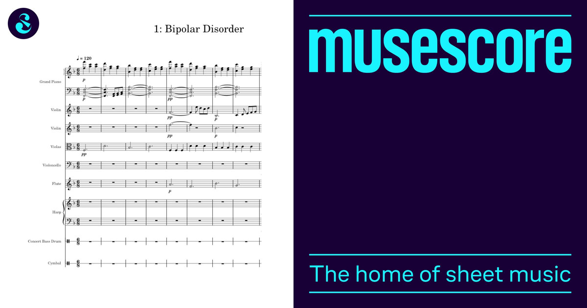 Bipolar Disorder Sheet Music for Piano, Flute, Violin, Cello & more ...
