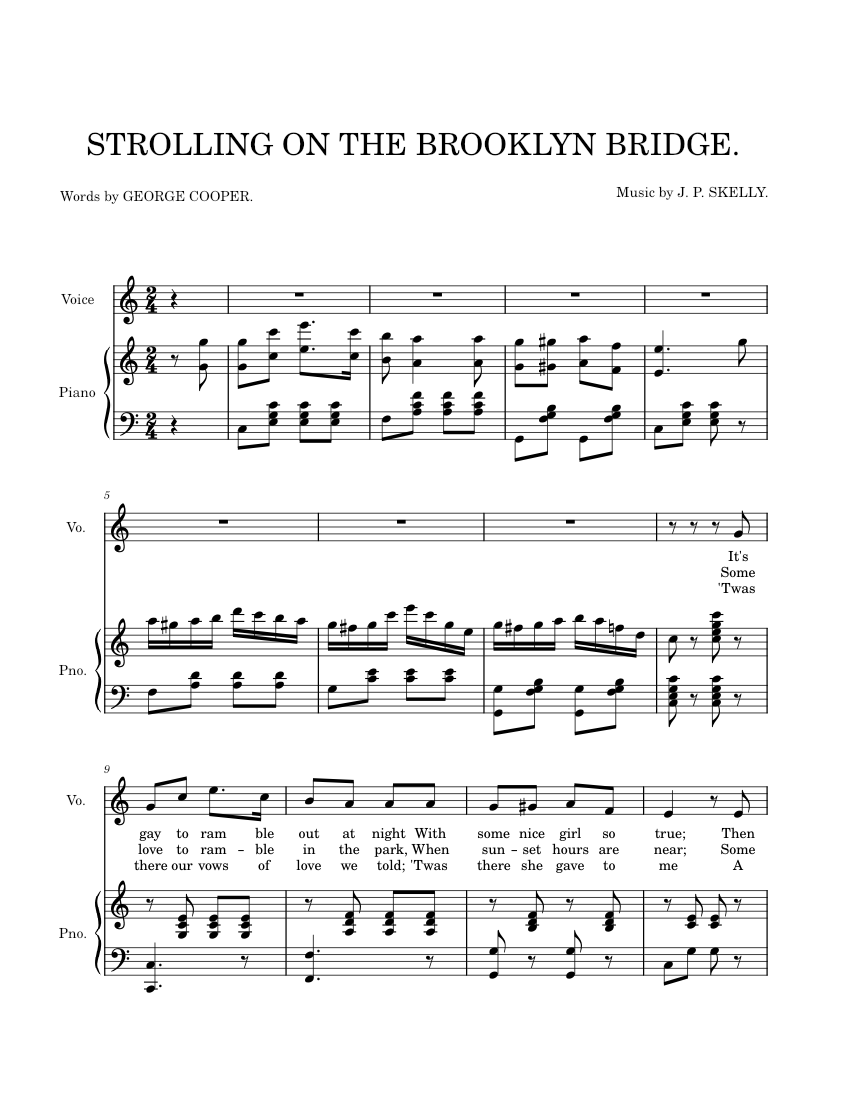 Strolling the Brooklyn Bridge – Cooper and Skelly strolling the ...
