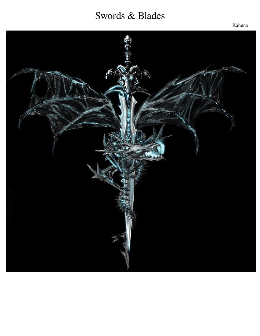 Swords & Blades Sheet music for Flute, Oboe, Clarinet in b-flat ...