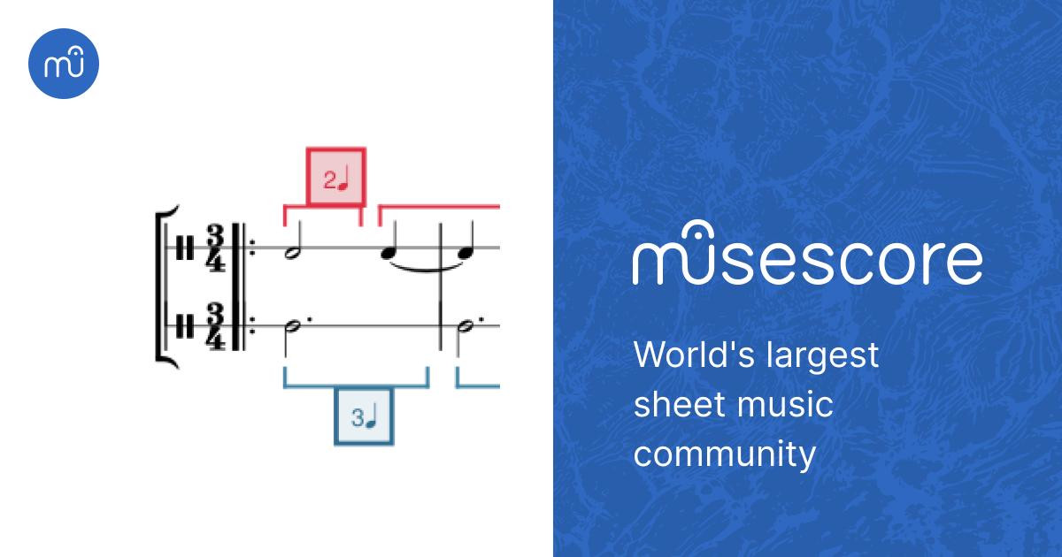 grouping dissonance examples Sheet music for Snare drum, Woodblock ...
