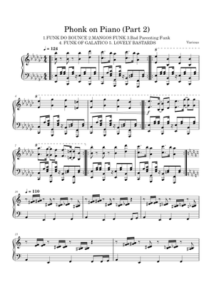 Phonk on Piano - Part 1 Sheet Music for Piano (Solo) | MuseScore.com