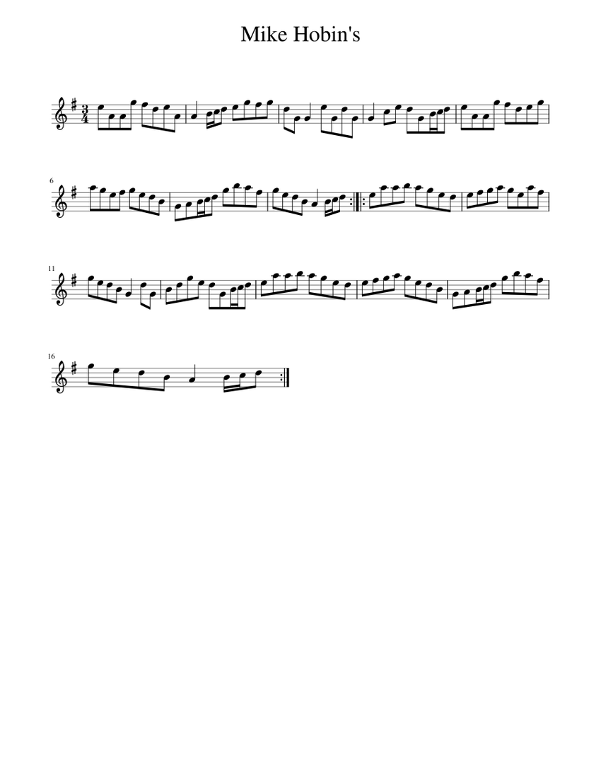 Mike Hobin's Sheet music for Piano (Solo) Easy | Musescore.com