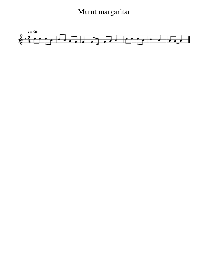 Marut_margaritar Sheet Music for Violin (Solo) | MuseScore.com