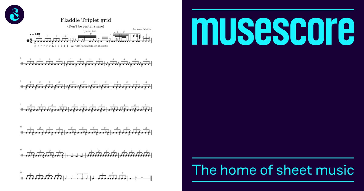 Fladiddle Triplet Grid – Jkdoom Sheet Music for Trumpet other (Solo ...