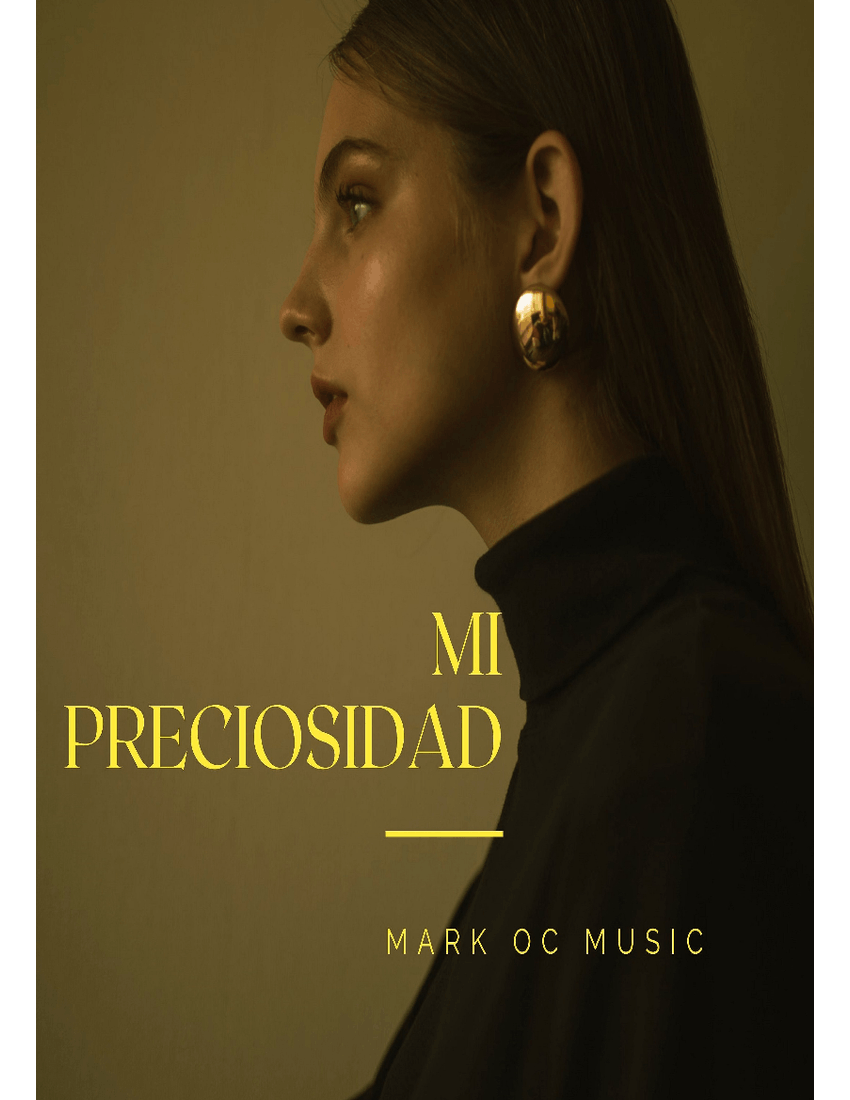Mi preciosidad Sheet music for Piano, Flute, Bass guitar, Drum group ...