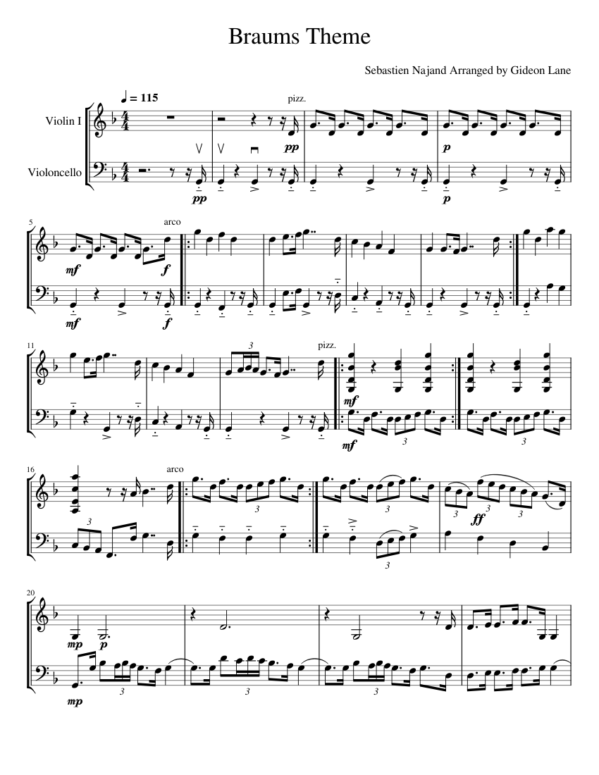 Braum's Theme League Of Legends – Sebastien Najand Sheet Music for ...