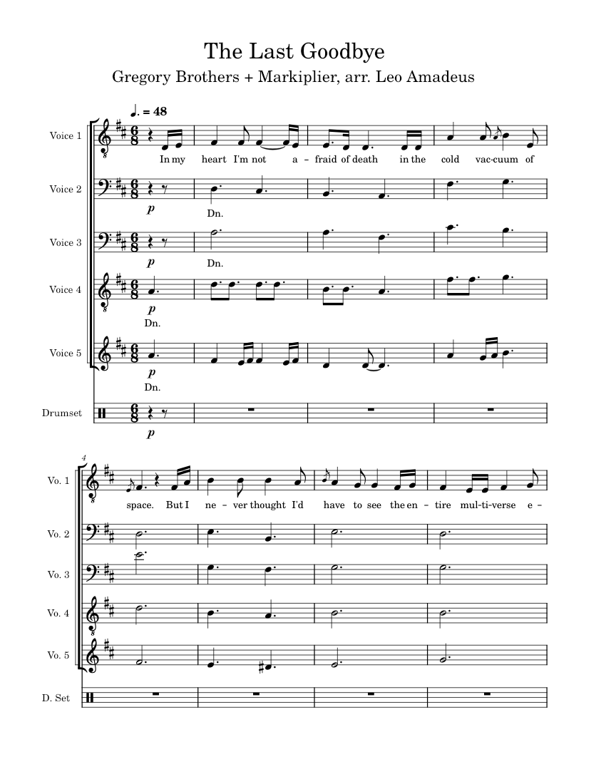 The Last Goodbye – The Gregory Brothers & Markiplier The Last Goodbye ...