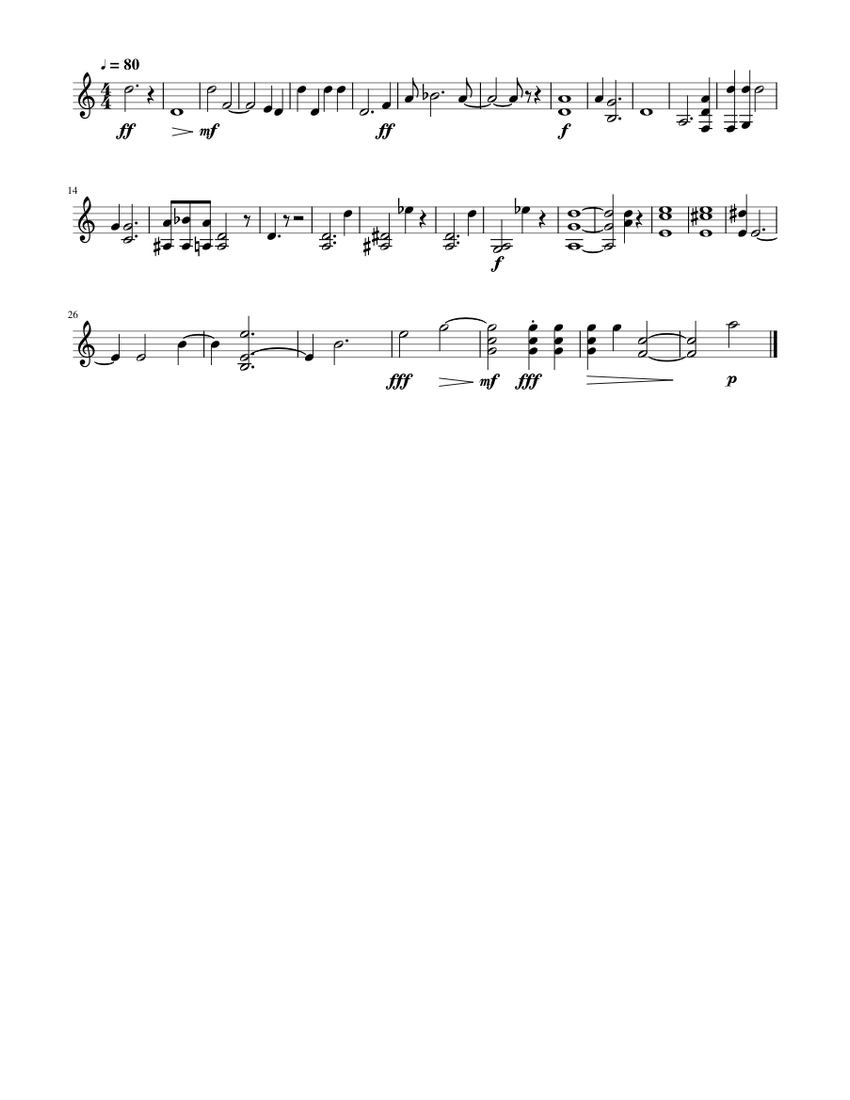Samoa Sheet music for Vibraphone (Solo) | Musescore.com