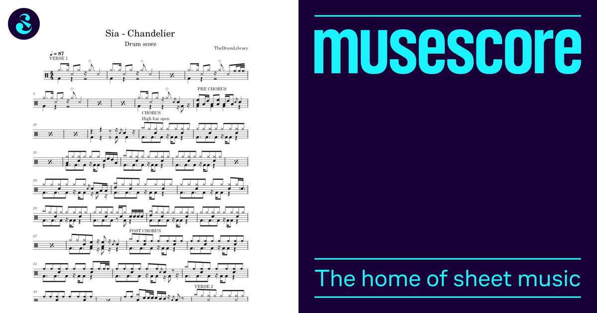 sia chandelier drum tutorial