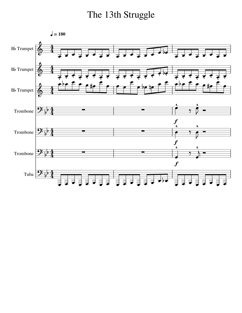 The_13th_Struggle - piano tutorial