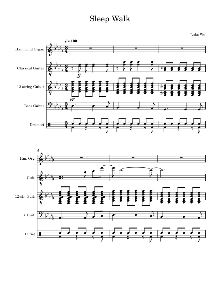 Sleep walk – Santo & Johnny Sleep Walk - By Johnny and Santo and Luke ...