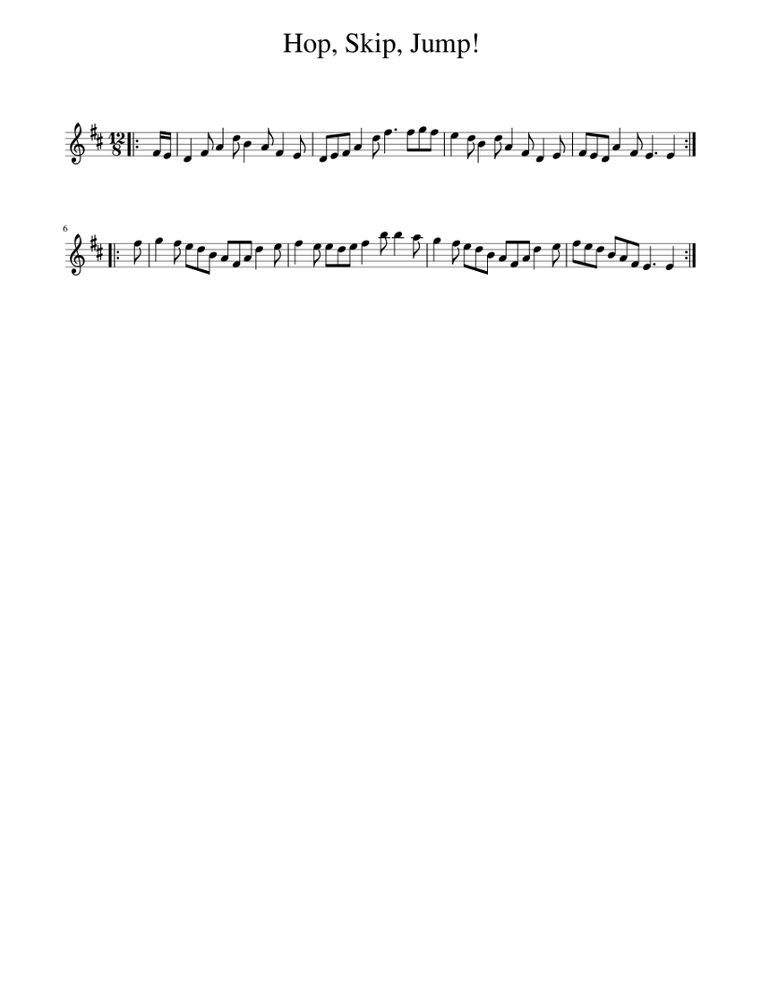 Hop, Skip, Jump! Sheet music for Piano (Solo) Easy | Musescore.com