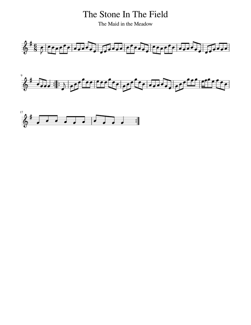 The Stone In The Field Sheet music for Piano (Solo) | Musescore.com